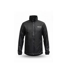 PAULGOS Herren Regenjacke Funktionsjacke in Schwarz | Gr.: M