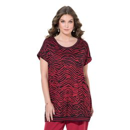 MIAMODA Shirt in dunkelrot | Gr.: 52