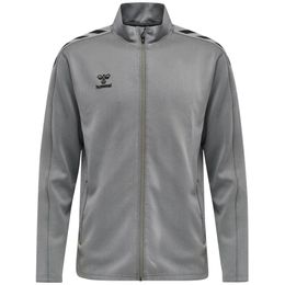 Hummel Rei&szlig;verschluss Jacke Hmlcore Erwachsene in GREY MELANGE | Gr.: S