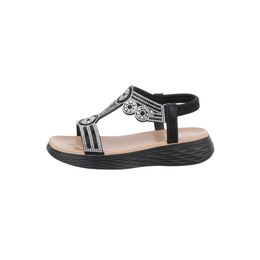 Ital-Design Sandale & Sandalette in Schwarz | Gr.: 38