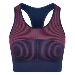 Hummel Sportshirt "Yoga Seamless W Crop Top" in Blau | Gr.: L