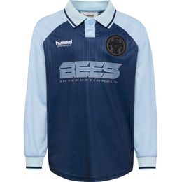 Hummel Kinder Longsleeve "Loose Stripe Soccer Jersey Longsleeve" in Blau | Gr.: 0-3-monate