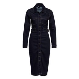 Queen Kerosin Workwear Bleistiftkleid in Denim | Gr.: XS