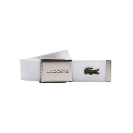 Lacoste G&uuml;rtel in wei&szlig; | Gr.: 90 cm