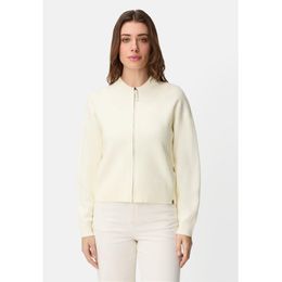 Camel Active Strickjacke im Bomberstil in Milchwei&szlig; | Gr.: S
