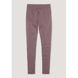 hessnatur Rib Leggings in altrosa | Gr.: 122/128
