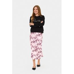 Saint Tropez Sweatshirt NorrisSZ Gerade Passform in Black | Gr.: M