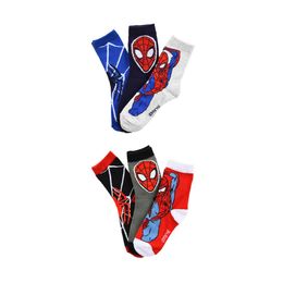 Spiderman 6er-Set: Socken Str&uuml;mpfe in Mehrfarbig | Gr.: 31-34