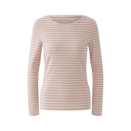 Oui Langarmshirt SUMIKO in rose white | Gr.: 46
