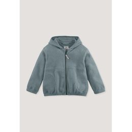 hessnatur Fleece Jacke in atlantikblau | Gr.: 98/104