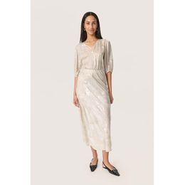 Soaked in Luxury Rock SLKitty Gerade Passform in Ancient Scroll metallic print | Gr.: S