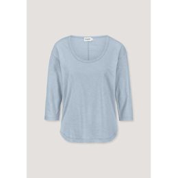 hessnatur Longsleeve in perlblau | Gr.: 40