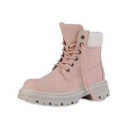 VAN HILL Worker Boots Eleanor in Rosa | Gr.: 37
