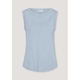 hessnatur Jersey Top in perlblau | Gr.: 40