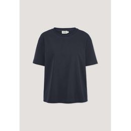 hessnatur Heavy Jersey T-Shirt aus reiner Bio-Baumwolle in marine | Gr.: XL