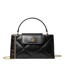Tory Burch Satchels - Kira Diamond Quilt East-West Top Handle - Gr. unisize - in Schwarz - f&uuml;r Damen
