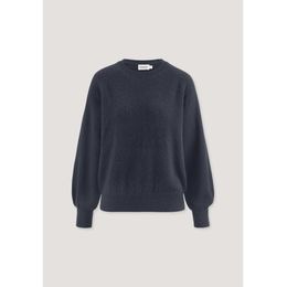hessnatur Strick Pullover Relaxed BETTER RECYCLING aus reinem Cashmere in marine | Gr.: XXL
