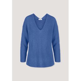 hessnatur Strick Pullover Relaxed aus reinem Alpaka in kornblume | Gr.: XL