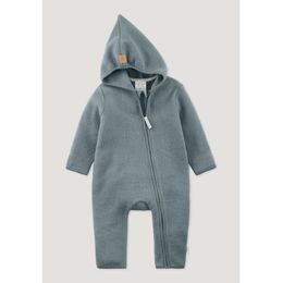hessnatur Fleece-Overall in atlantikblau | Gr.: 62/68