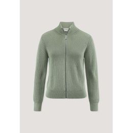 hessnatur Strickjacke in mattgr&uuml;n | Gr.: XS