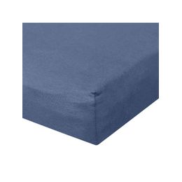 BettwarenShop Spannbettlaken Ultra-Stretch in stahl | Gr.: 90x200 cm - 100x220 cm