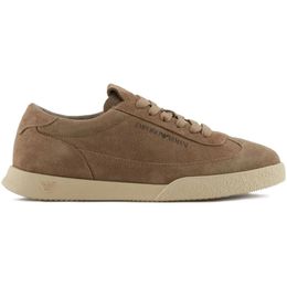 Emporio Armani Low-Top Sneaker - Sneakers Brown - Gr. 39 (EU) - in Braun - f&uuml;r Damen