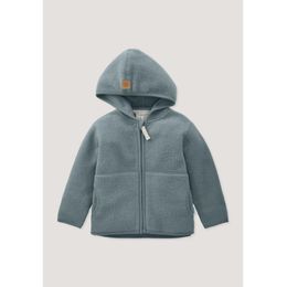 hessnatur Fleece-Jacke in atlantikblau | Gr.: 62/68