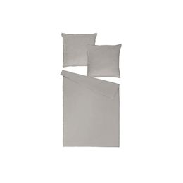 Traumschlaf Bettw&auml;sche Eschle in grey | Gr.: 135 x 200 + 80 x 80 cm