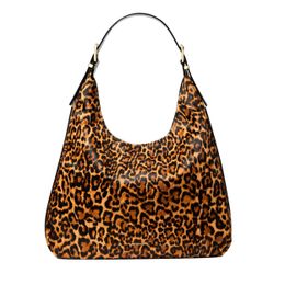 Michael Kors Hobo Bags - Lg Hobo Shldr - Gr. unisize - in Leopardfarben - f&uuml;r Damen