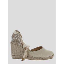 Castaner Sandalen - Classic Wedge Espadrilles With Braided Jute Heel - Gr. 38 (EU) - in Beige - f&uuml;r Damen