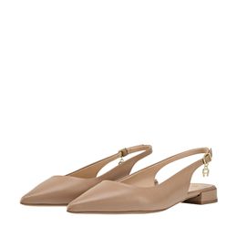 Aigner Hohe Schuhe - slingback pumps ALINA 4H - Gr. 40 (EU) - in Beige - f&uuml;r Damen