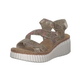 Rieker Plateau-Sandaletten in Beige | Gr.: 41