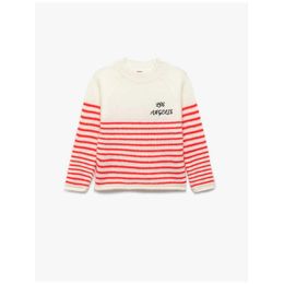 KOTON SWEATERS in Rot Gestreift | Gr.: 7-8 Jahre
