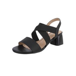 Ital-Design High-Heel Sandalette in Schwarz | Gr.: 36