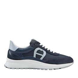 Aigner Low-Top Sneaker - runner sneaker JAMES 1B - Gr. 46 (EU) - in Blau - f&uuml;r Damen