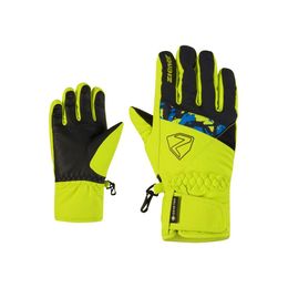 Ziener Handschuhe Leif-Z GTX Glove Junior in Neongelb | Gr.: 6,5