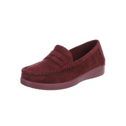 Ital-Design Halbschuh in Weinrot | Gr.: 41