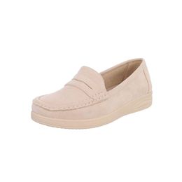 Ital-Design Halbschuh in Beige | Gr.: 38