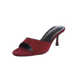 Ital-Design High-Heel Sandalette in Weinrot | Gr.: 38