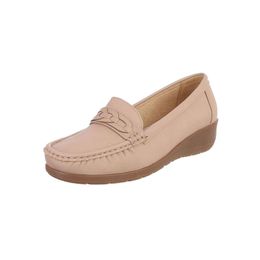 Ital-Design Halbschuh in Hellbraun | Gr.: 37
