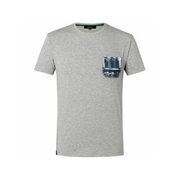 Wiesnk&ouml;nig Wiesnk&ouml;nig T-Shirt Bierkrug K20 in Hellgrau | Gr.: XXL