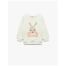 KOTON SWEATSHIRTS in Ekru | Gr.: 4-6 Jahre