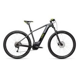 Cube Reaction Hybrid Performance 400 iridium ́n ́green | B-Ware | M | Gr. | Aluminium E-MTB Hardtail Grau