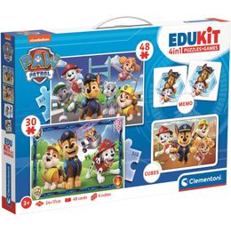 Puzzle Clementoni "Edukit, 4n1, Paw Patrol", bunt, Puzzles, Kinder, Pappe, Made in Europe