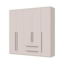 Dreht&uuml;renschrank OTTO HOME "Opera mit oder ohne Kranz inkl. LED-Bel.,B92,137,182 oder 227 cm", cashmere, B:227cm H:224cm T:56cm, FSC-zertifizierter Holzwerkstoff, MDF, Schr&auml;nke, Dreht&uuml;renschrank, UV lackiert, Soft Close Funktion, H&ouml;henverstellbare F&uuml;&szlig;e