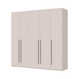 Dreht&uuml;renschrank OTTO HOME "Opera mit oder ohne Kranz inkl. LED-Bel.,B 227,272,317 oder 362 cm", cashmere, B:227cm H:224cm T:56cm, FSC-zertifizierter Holzwerkstoff, MDF, Schr&auml;nke, Dreht&uuml;renschrank, Schrank, UV lackiert, Soft Close Funktion, H&ouml;henverstellbare F&uuml;&szlig;e
