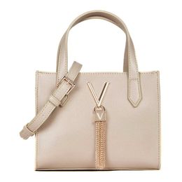 Valentino Handbags Shopper VALENTINO BAGS "SHOPPING DIVINA", Damen, Gr. B/H/T: 20cm x 16cm x 10cm, beige, Polyurethan, Taschen Shopper, Henkeltasche Umh&auml;ngetasche Schultertasche