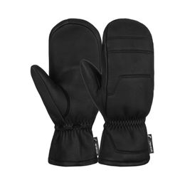 F&auml;ustlinge Reusch "Sense Mitten", Damen, Gr. 9, schwarz, 50% Polyester, Handschuhe F&auml;ustlinge, mit winddichter und atmungsaktiver Funktion