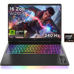 HP Gaming-Notebook "OMEN Max 16-ak0097ng", schwarz, 32 GB RAM 1.000 GB SSD, Ryzen&trade; AI 9, Windows11Home, Notebooks