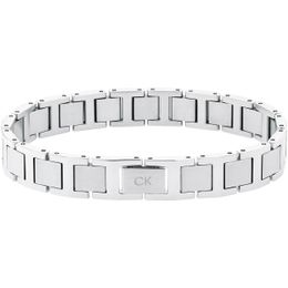 Armband Calvin Klein "ENHANCE", silber (edelstahlfarben), Armb&auml;nder, Herren, 19,5cm, Edelstahl, Armband